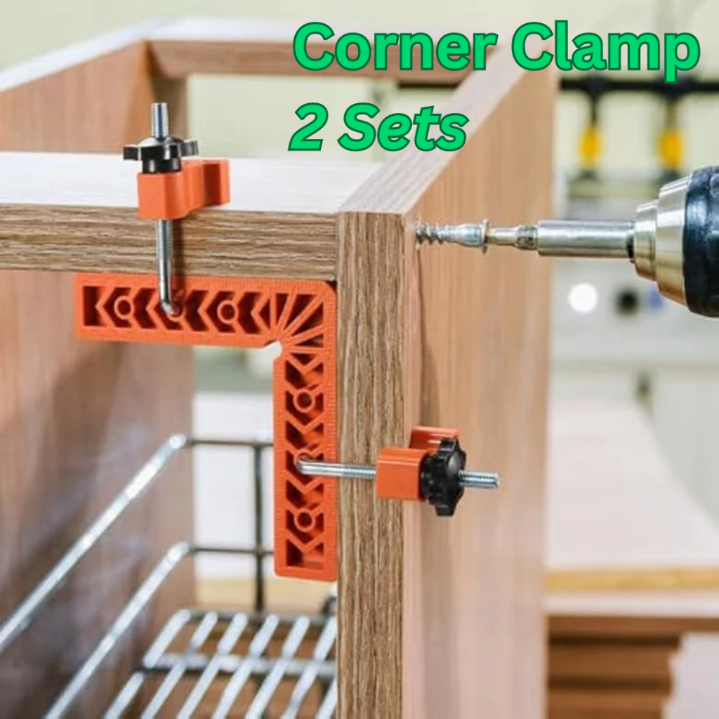 2 Sets 90 Degree Clamp Positioning Squares Right Angle Clamp Corner ...