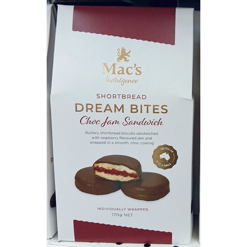 Choc Jam MAC'S INDULGENCE Dream Bites Shortbread (170g) | Shopee Malaysia
