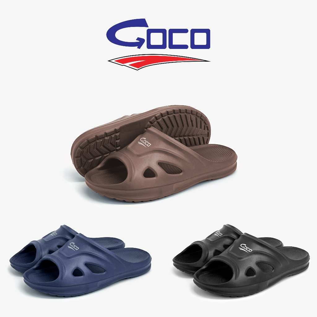 GOCO Men Non-Slip Light Weigh Sandal Comfort Casual Lifestyle Slippers ...