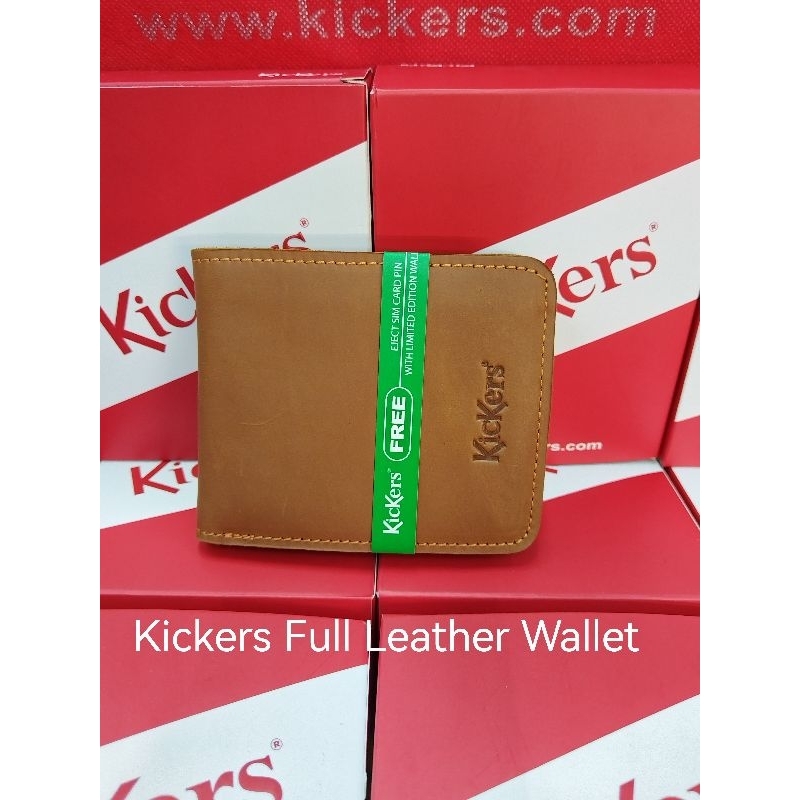 Kickers Full Leather Wallet 👉🏻100% Original 👉🏻1KDUF-M-52987 👉🏻Warna ...