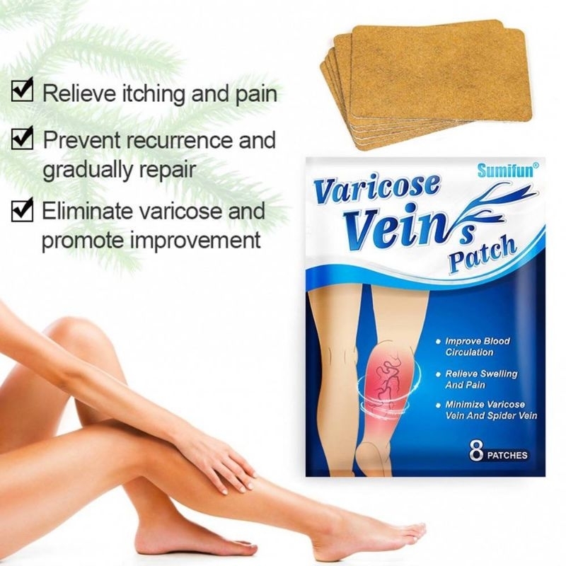 HBESTY VARICOSE VEINS PATCH Tampalan vena varikos Mengurangkan ...