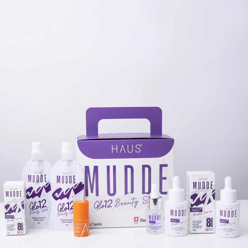 𝗢𝗥𝗜𝗚𝗜𝗡𝗔𝗟 🔥 MUDDE by HAUS - Full Set Skincare NAD+ Booster Serum ...