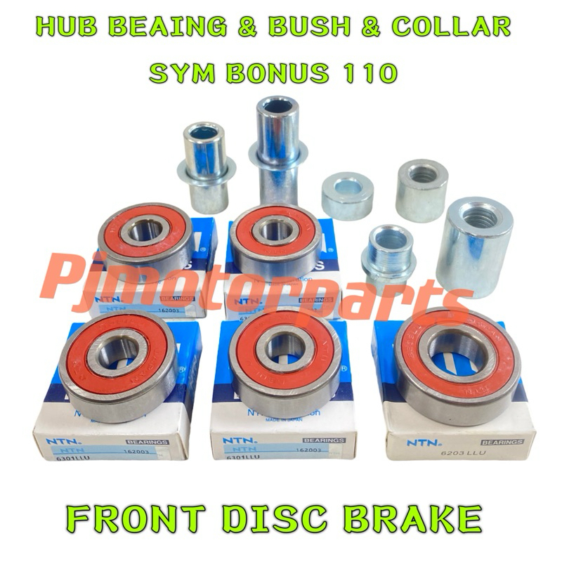 SYM BONUS 110 BONUS110 DISC FRONT REAR HUB BEARING RIM RODA SPROCKET ...