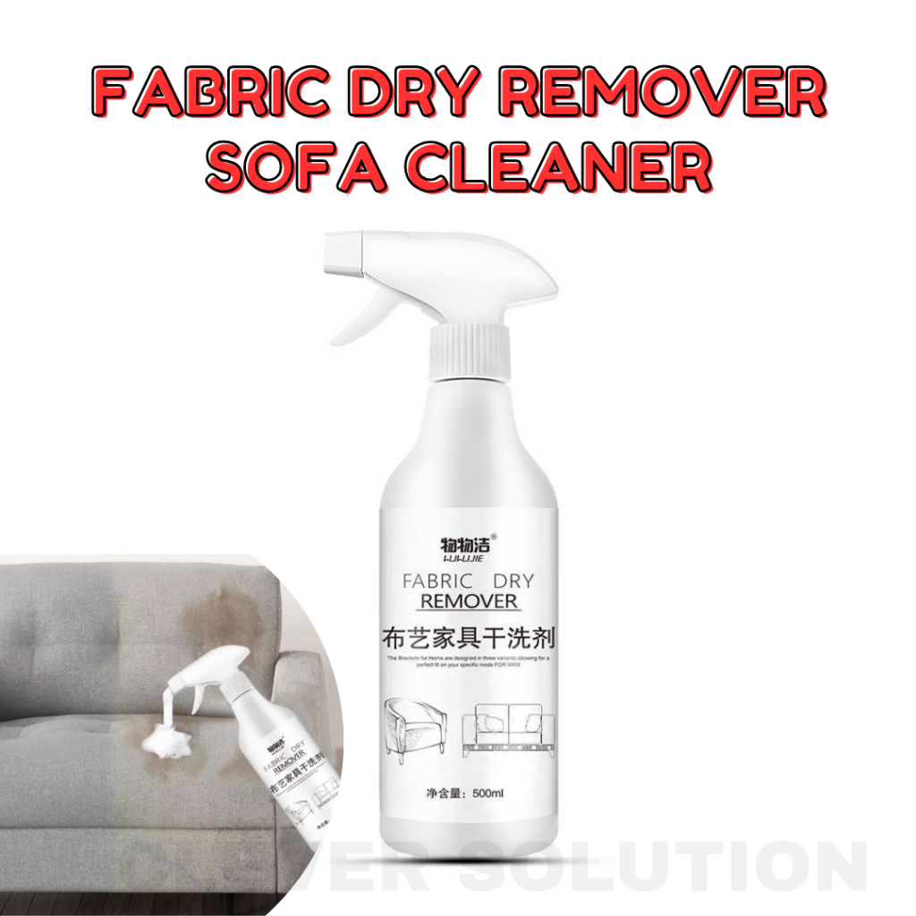 Fabric Dry Remover Fabric Stain Cleaner 500ml Sofa Cleaner | Shopee ...