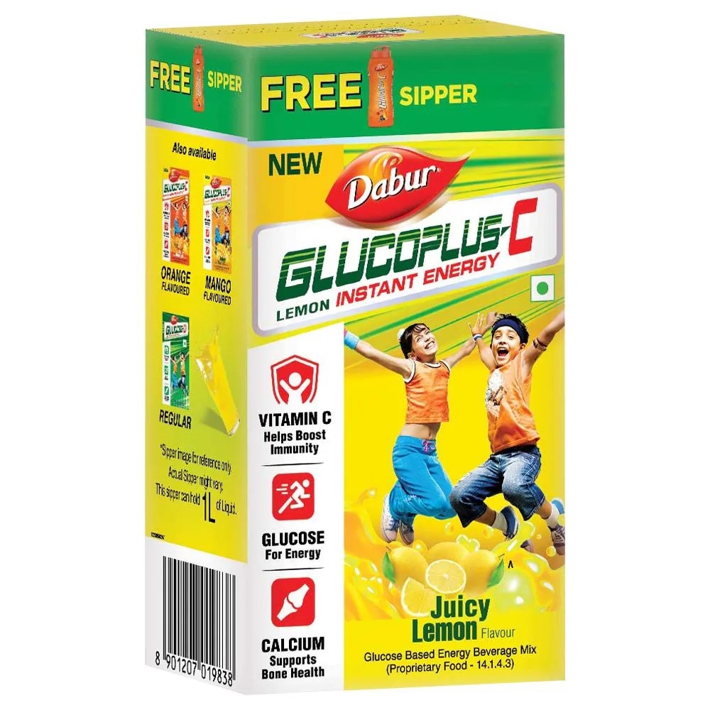 Dabur Glucoplus-C Juicy Lemon Flavour Energy Beverage Mix | Shopee Malaysia