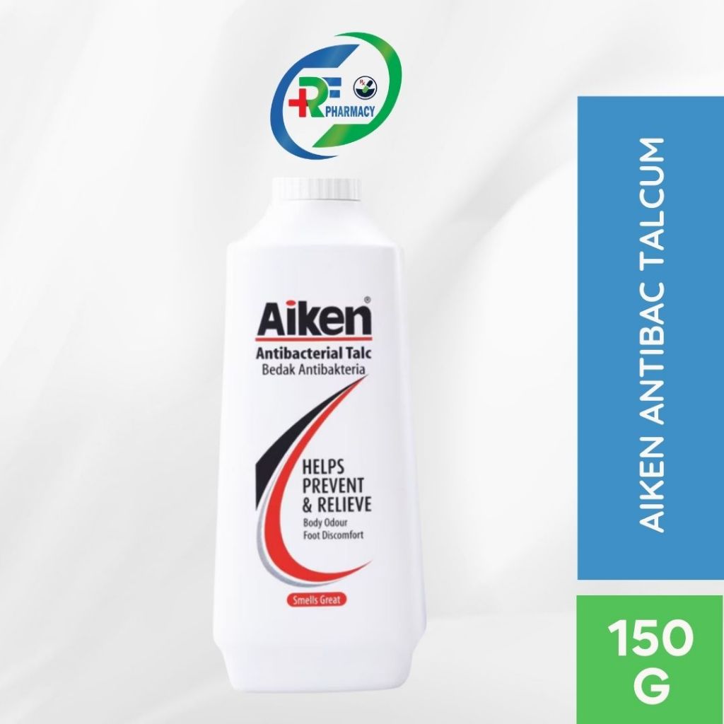 Aiken Antibac Talcum Powder 150G | Shopee Malaysia