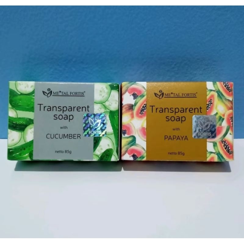 SABUN MANDI METAL FORTIS TRANSPARENT SOAP 85g | Shopee Malaysia