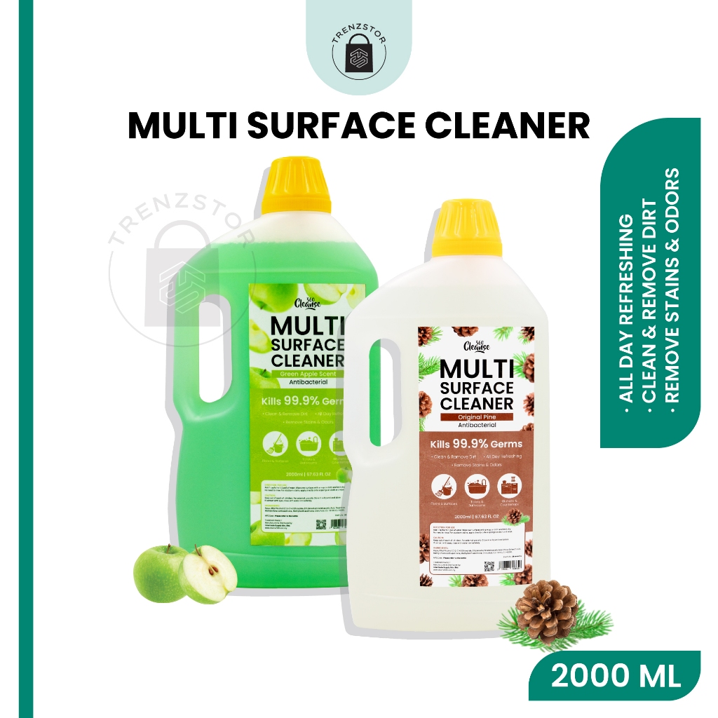 Cleanse360 Anti-Bacterial Multi Surface Cleaner [2000ml / 2L] Floor ...