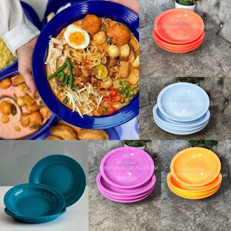 TUPPERWARE PLATE MICROWAVABLE | Shopee Malaysia