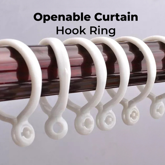 [Shopee Choice] Openable Curtain Rod Ring Hook Eyelet Ring Hanging ...