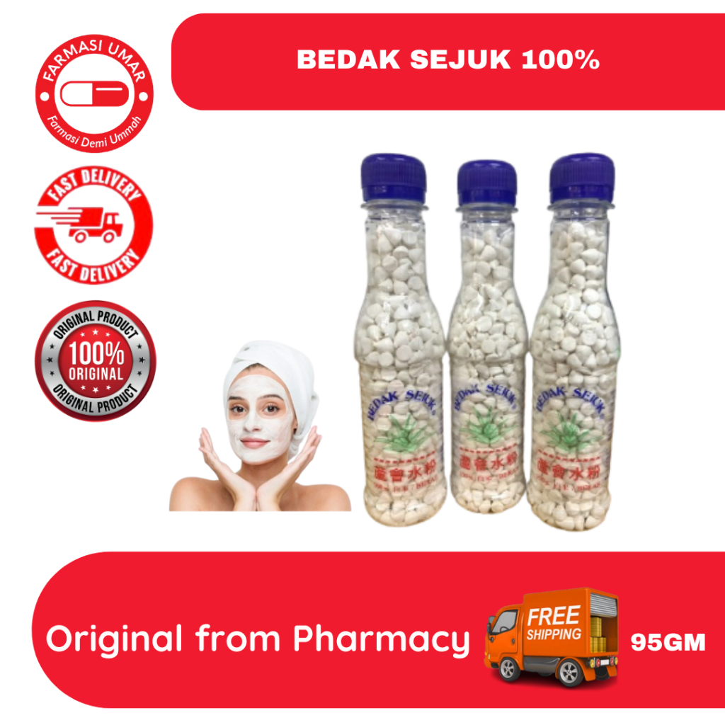 BEDAK SEJUK 100% 95GM | Shopee Malaysia