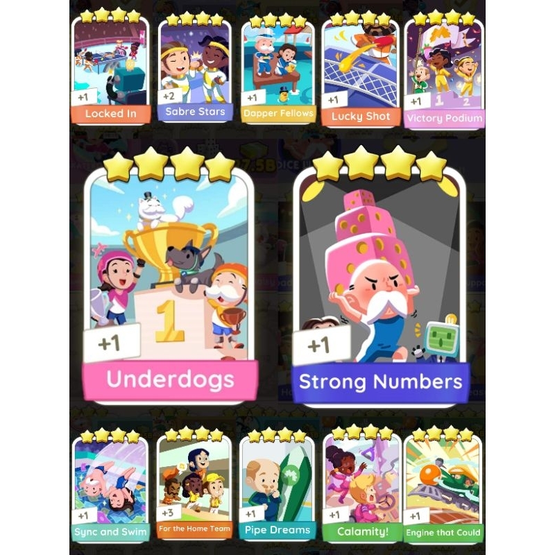 Monopoly Sticker 4 Star | Shopee Malaysia