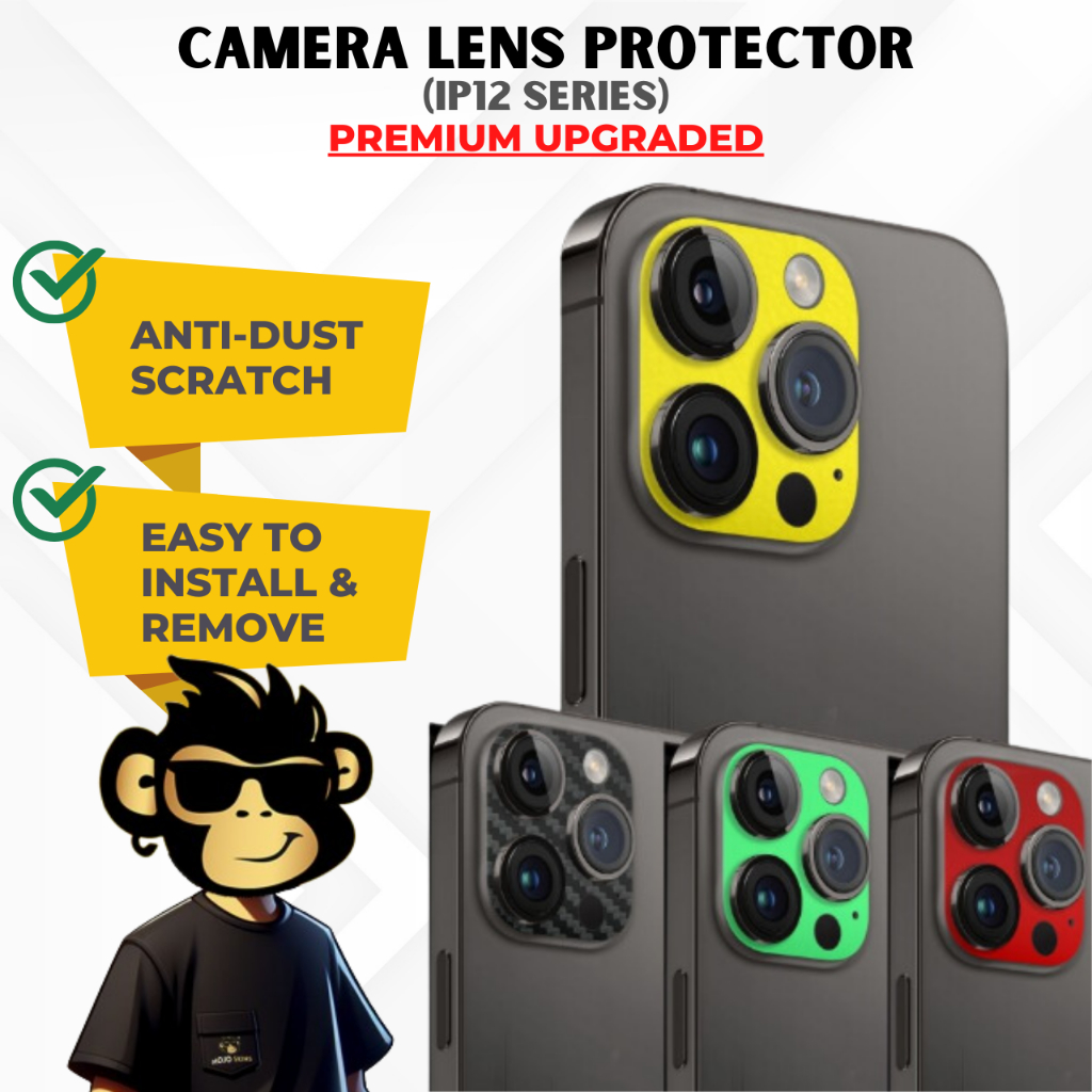MOJO SKINS 3M Skin Camera Lens Protector For iPhone 12 Pro/Pro Max ...