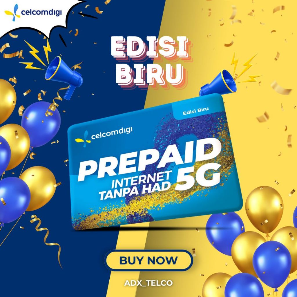 CELCOM REPAID SIM EDISI BIRU🛒CHOOSE UR LAST 4 DIGIT 🔥NUMBER 010/013/014 ...