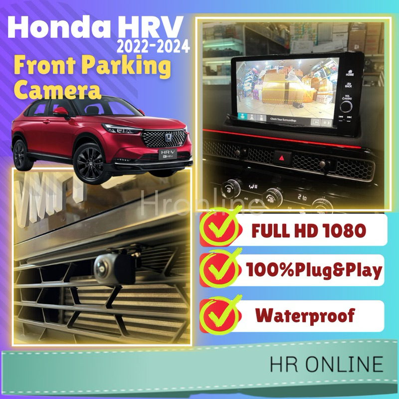TERBARU 🔥 Full HD parking camera Honda HRV 2022-2024 Front Camera CCD ...
