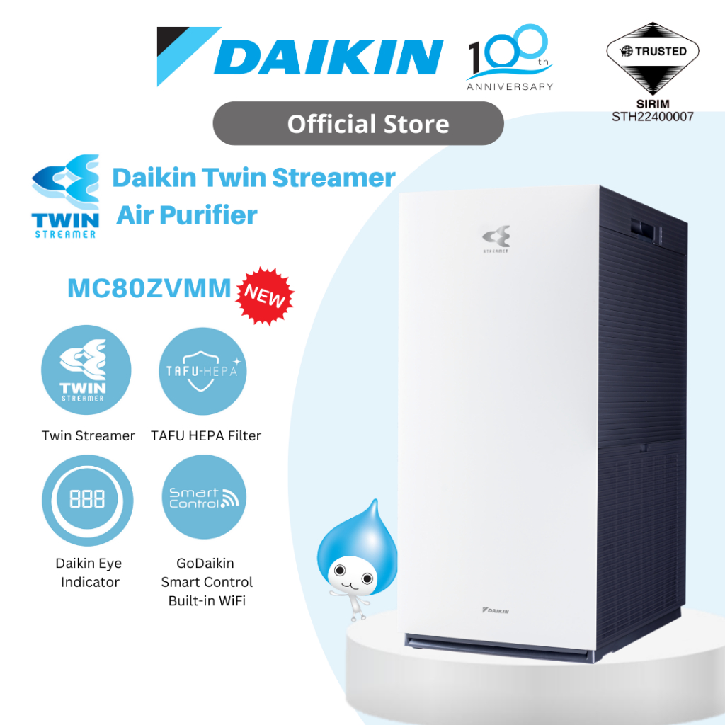 Daikin Twin Streamer Air Purifier MC80ZVMM | Shopee Malaysia