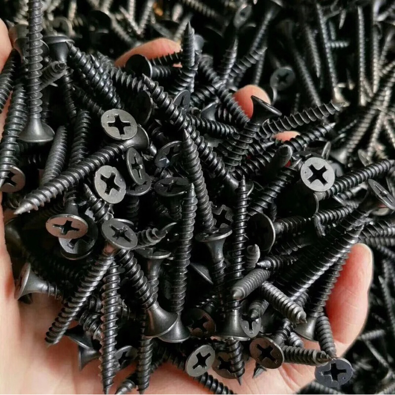 50PCS BLACK DRYWALL SCREW (SCREW KAYU , SCREW PAPAN , SCREW HITAM ...