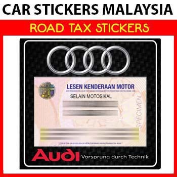 New Roadtax Holder 2024 sticker - Audi Car Logo RTCAR | Shopee Malaysia
