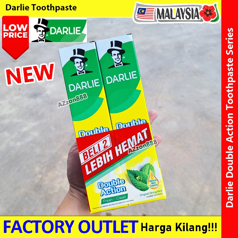 【EXP-2028】 Darlie Original Strong Mint Double Action 【Value Pack】 【SAVE ...