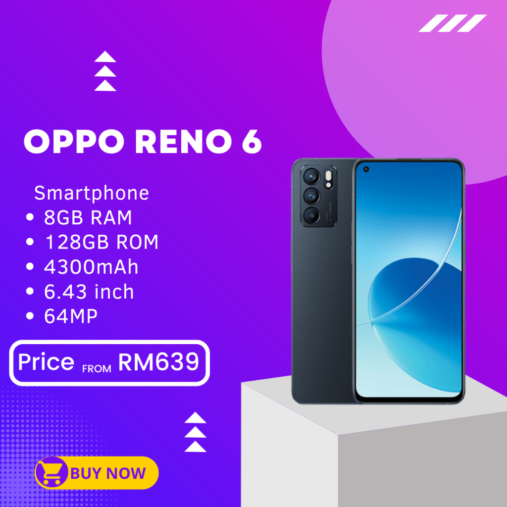 Oppo Reno 6/ Reno 6Z 5G (8GB+128GB (Original second) READY STOCK ...