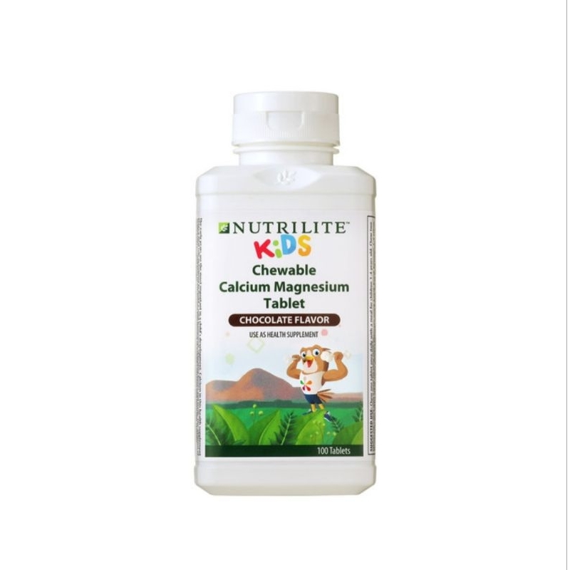 Nutrilite Kids Chewable Calcium Magnesium Tablet - 100 tab | Shopee ...