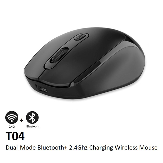 [Shopee Choice] [DUAL-MODE] T04 BLUETOOTH 5.2 + 2.4GHZ RECHARGEABLE ...