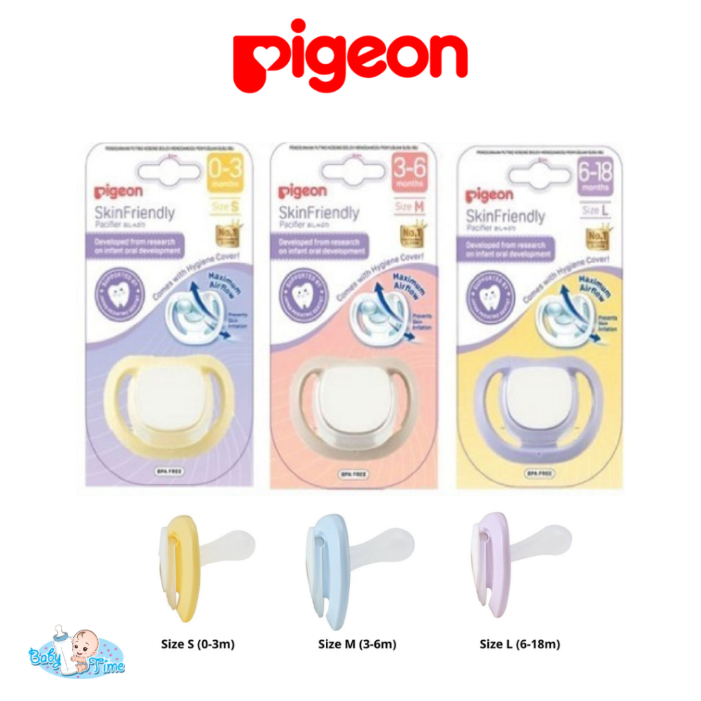 Pigeon Soother Skin Friendly Pacifier S / M / L | Shopee Malaysia