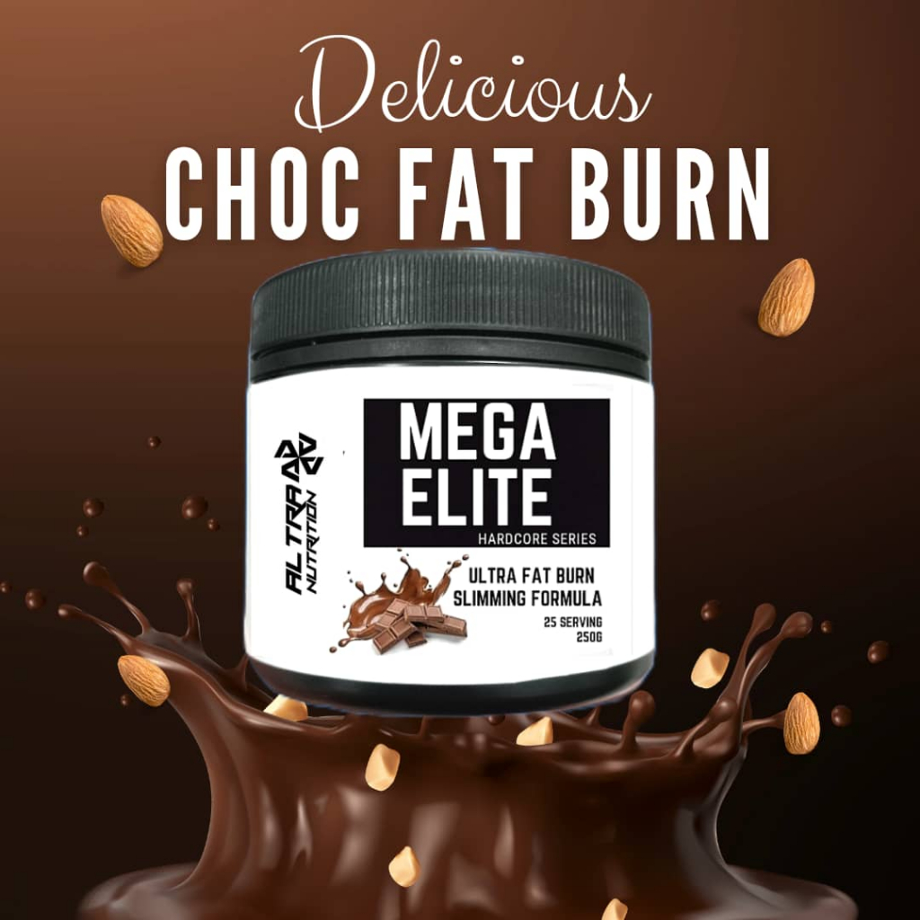 🚨CLEARANCE🚨 Mega Elite Fat Burner Choc (25 Servings) Slimming Weight ...