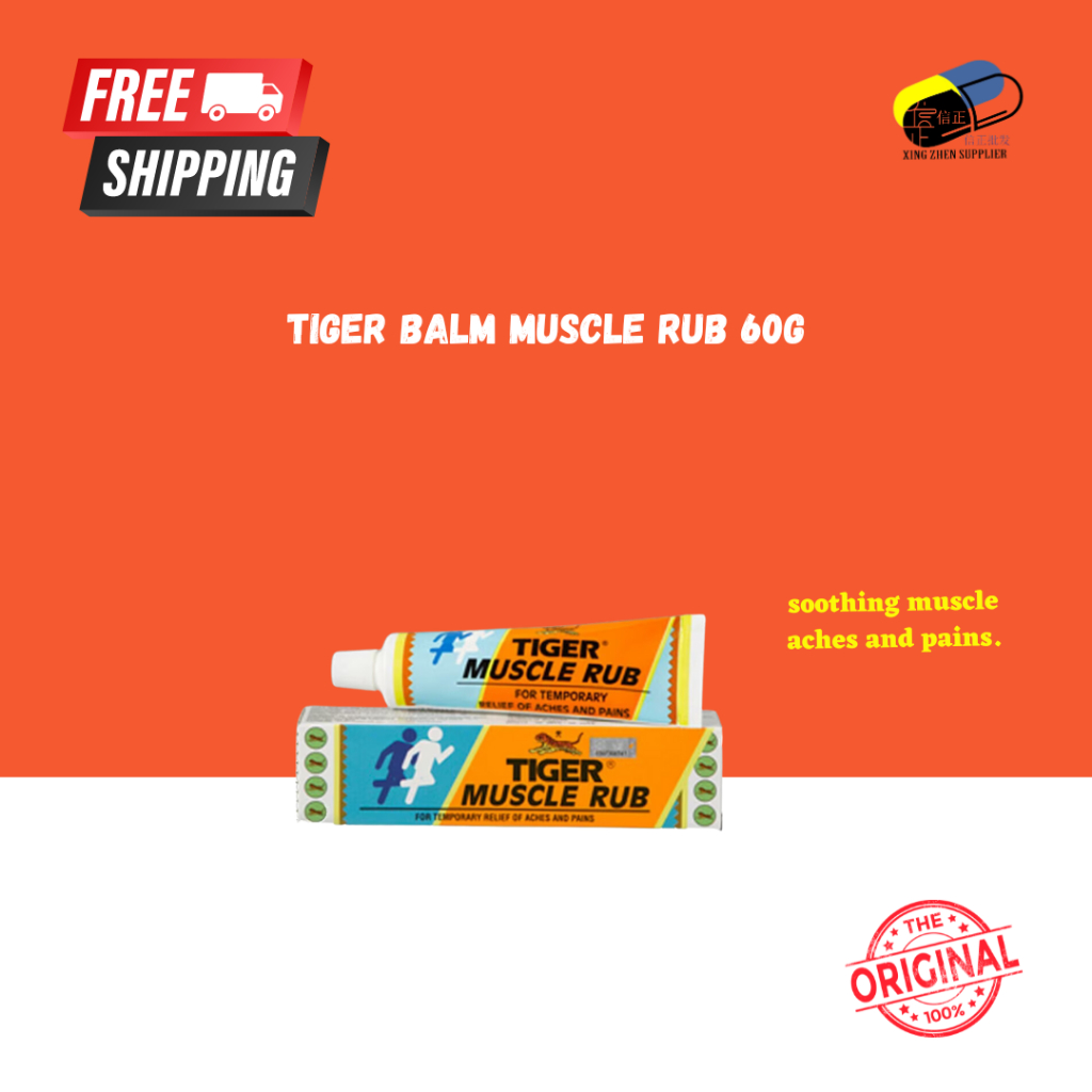 Tiger Balm Muscle Rub 60g | Shopee Malaysia