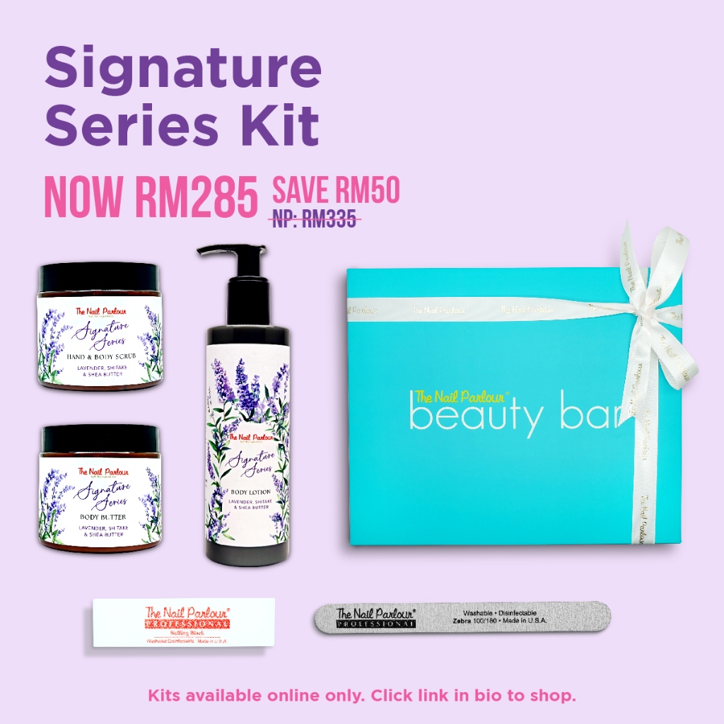 The Nail Parlour Signature Series Mani Pedi Spa Kit | Shopee Malaysia