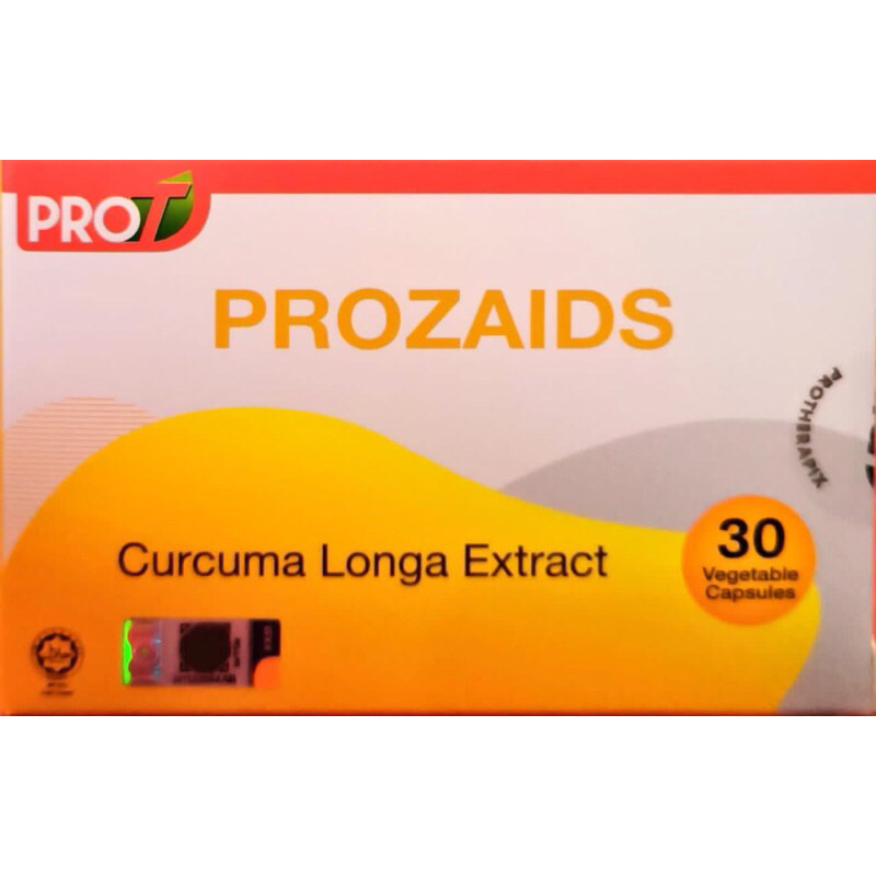(curcuma longa extract) PROZAIDS 30 capsules [ANTI INFLAMMATION & ANTI ...
