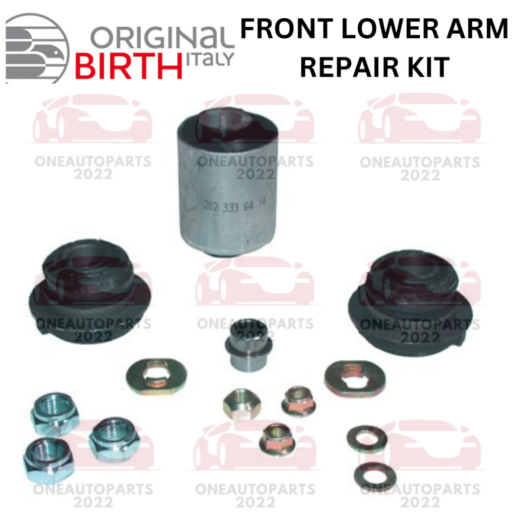 ORIGINAL BIRTH ITALY FRONT LOWER ARM REPAIR KIT MERCEDES BENZ W202 C208 ...
