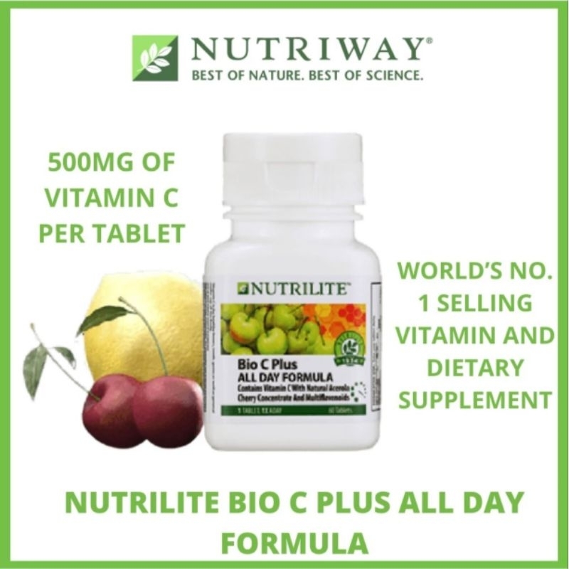 Nutrilite Bio C Plus All Day Formula - 60 Tab (exp11/25) | Shopee Malaysia