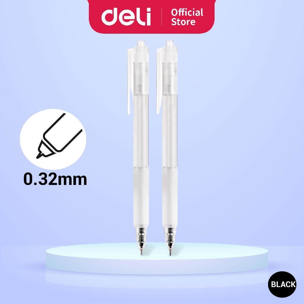 Deli Comfortable Grip Gel Pen (0.35mm) A122 | Shopee Malaysia