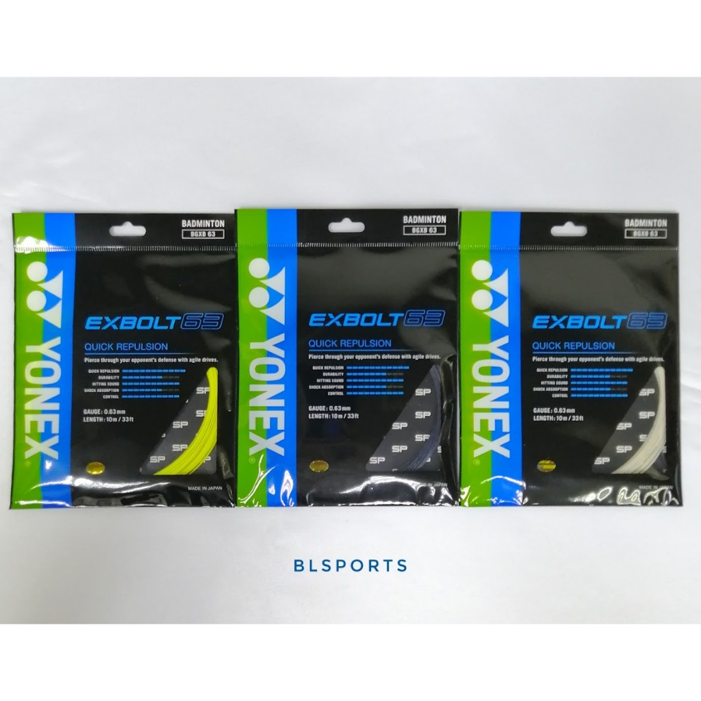 YONEX STRING EXBOLT 63 ( 100% ORIGINAL ) | Shopee Malaysia