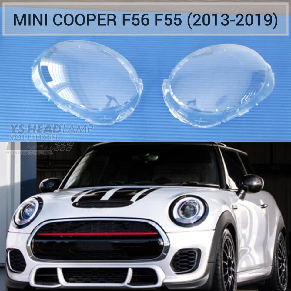 MINI COOPER F56 F55 F57 13 14 15 16 17 18 19 FRONT HEADLAMP COVER ...