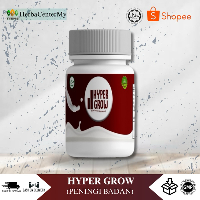 Ubat Tinggi Badan Hyper Grow Calsium Supplement Tambah Tinggi Badan ...