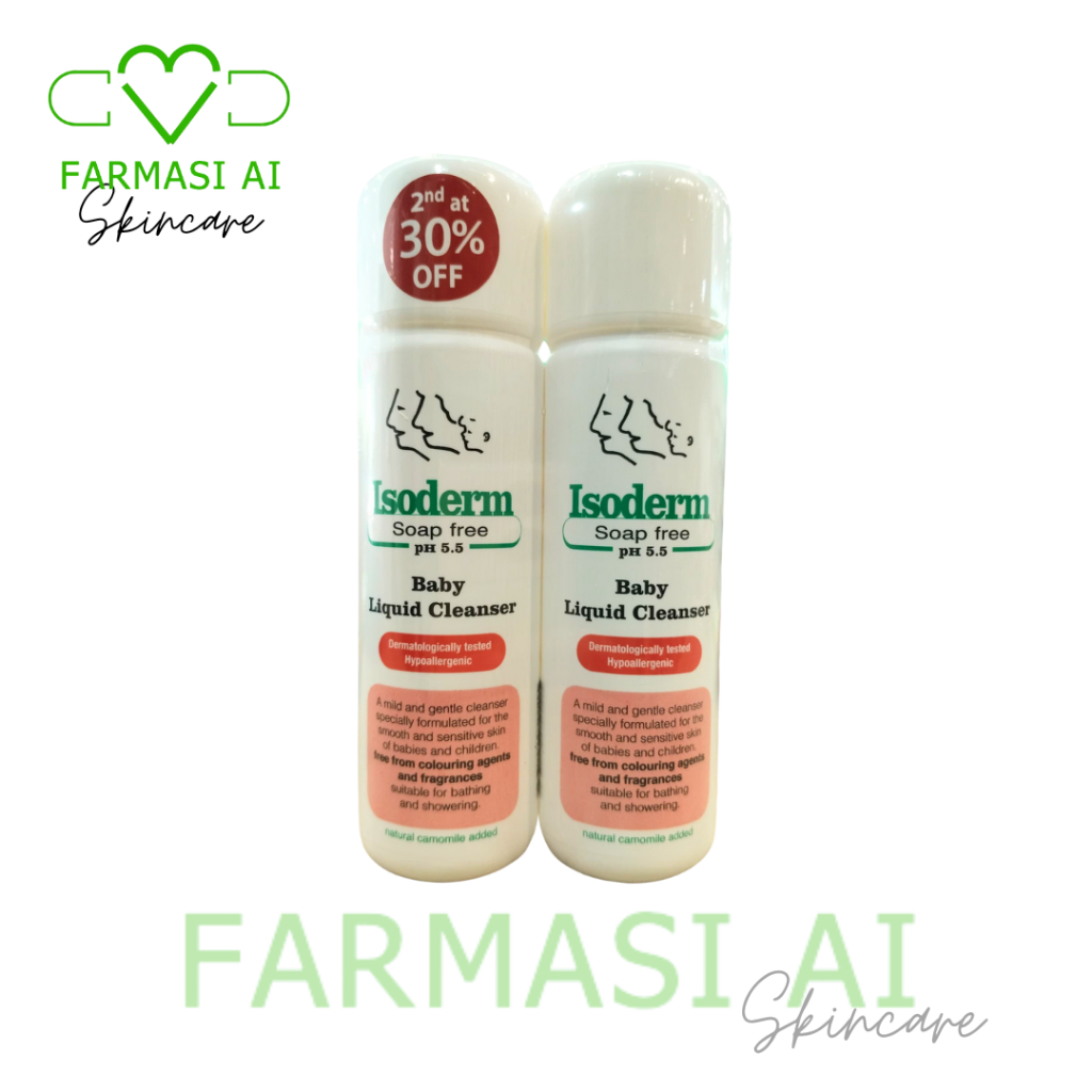 Isoderm Soap Free Baby Liquid Cleanser 250ml (Buy 2nd at 30%) (Exp: 01/ ...