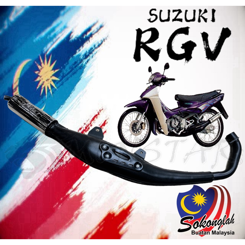 RGV 120 Std Ekzos Bunyi Selapis Ting Ting RGV120 Exhaust RG 110 RG110 ...