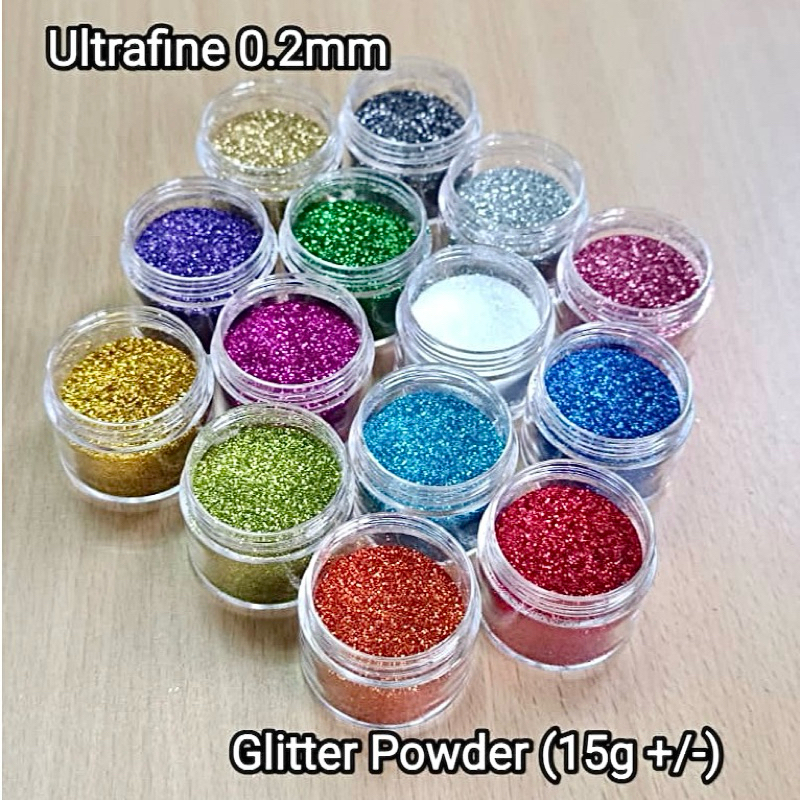 0.2mm- Glitter Powder/ 15g Extra Fine Glitter/ Metallic Gold Dust ...