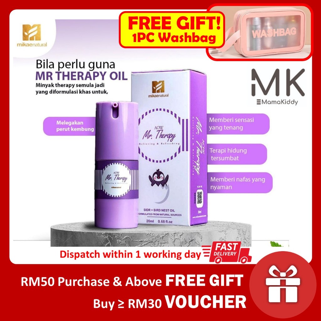 Minyak AOW Therapy AO Wallet Original Minyak Telon Baby Batuk dan Kahak ...