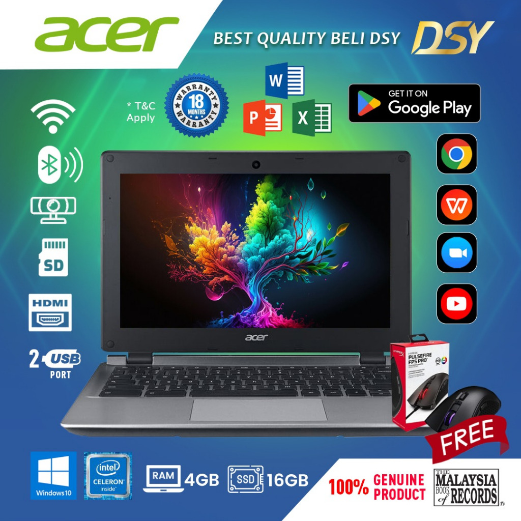 (Warranty 18 Month) ACER Window Laptop | WINDOW LAPTOP | STUDENT USE ...