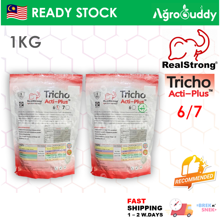 1kg AgroBuddy x Real Strong Powder Tricho Acti-Plus 6/7 Organic ...