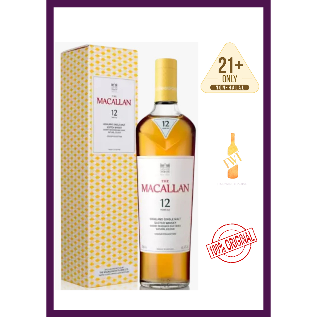 The Macallan 12 Year Old Colour Collection 700ml 40abv | Shopee Malaysia
