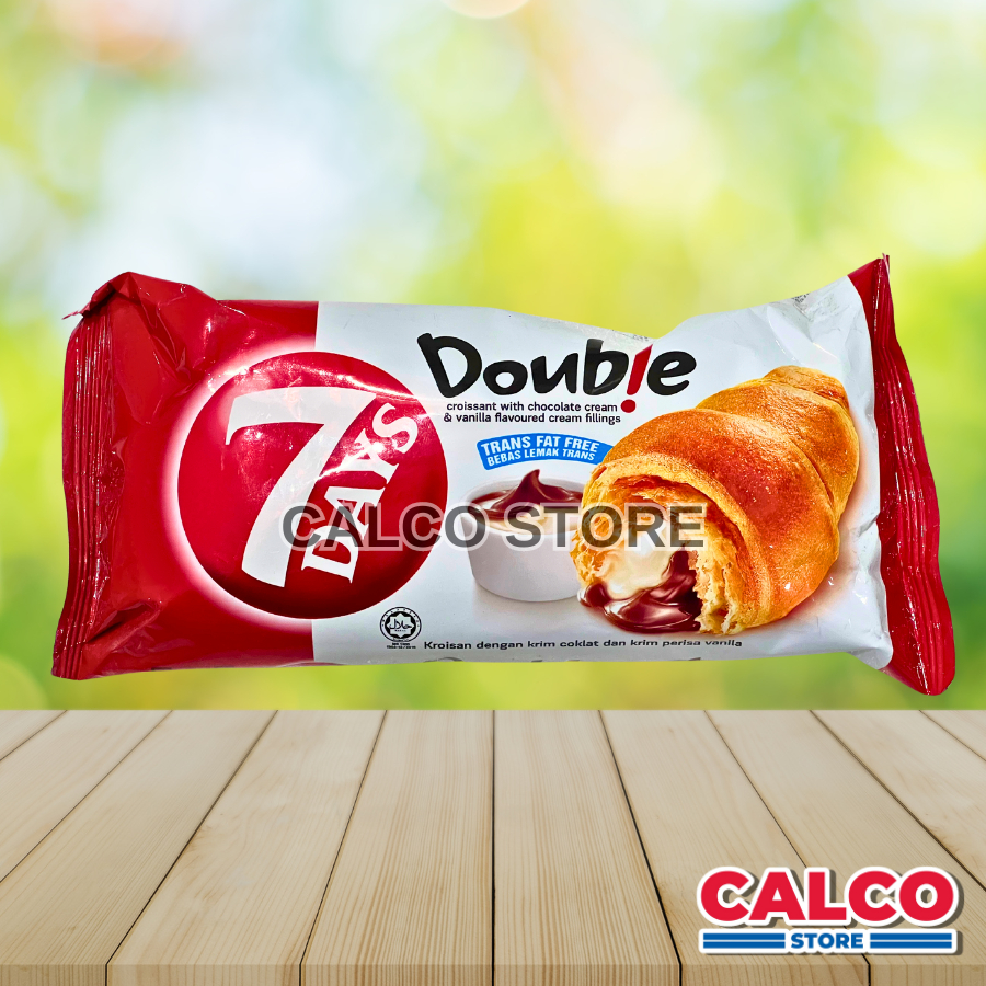 60g/62g 7 Days Croissant Cream Filling Bread Chocolate/Vanilla/Butter/Corn/Strawberry/Double ...