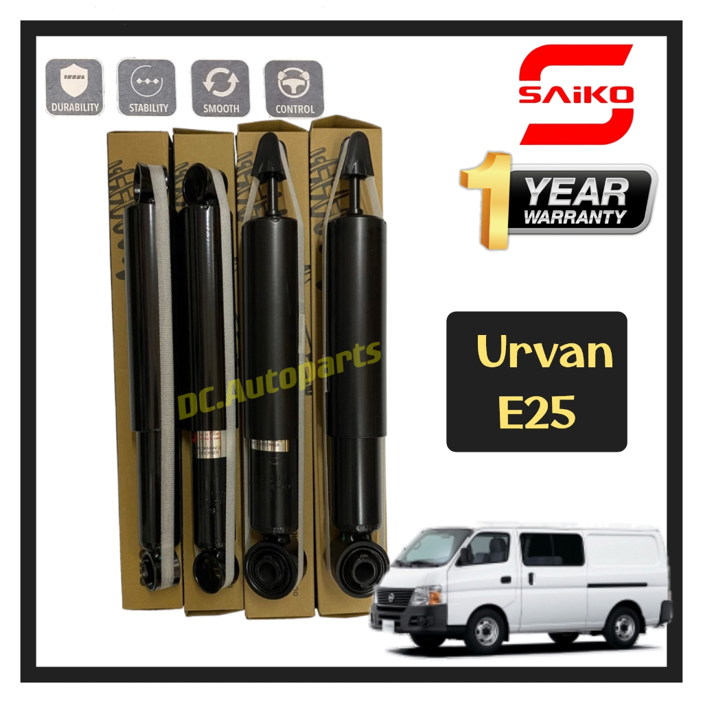 (WARRANTY 1 YEAR) SAIKO ABSORBER NISSAN URVAN E25 ABSORBER FRONT / REAR ...