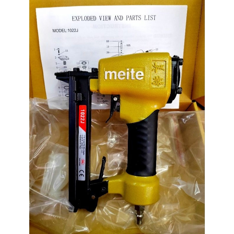 Meite Air Nail Gun Pneumatic Air Stapler Gun Air Nailer 风枪气枪钉枪 Biston ...