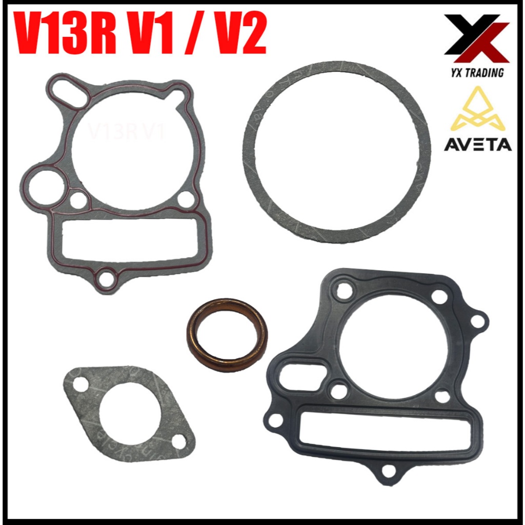 AVETA V13R TOP SET GASKET (5 PCS) | Shopee Malaysia