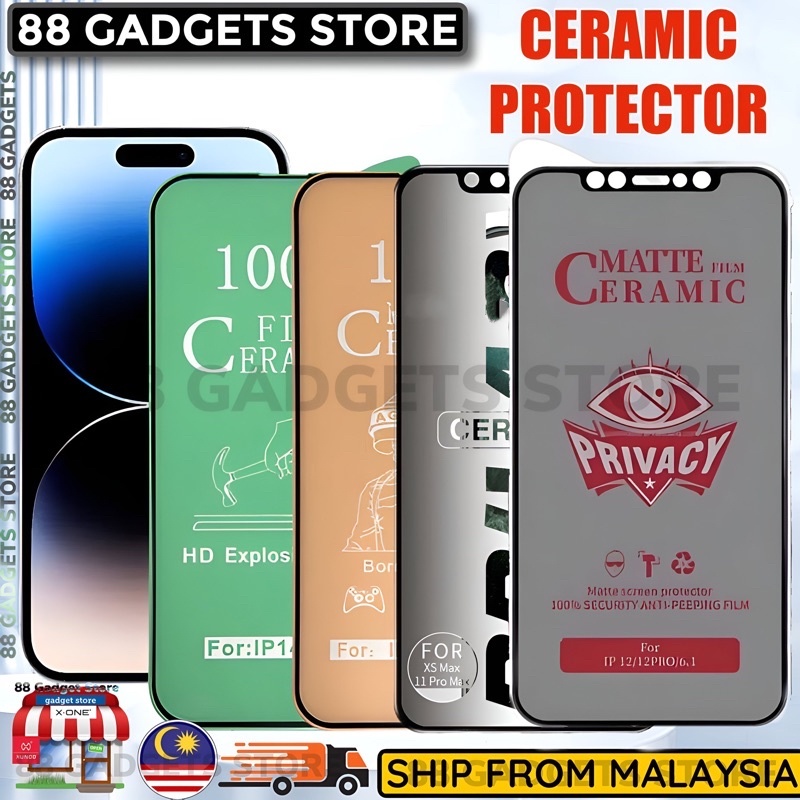 XPECAH Ceramic Screen Protector for Samsung S24 FE / S24 Plus / S24 ...