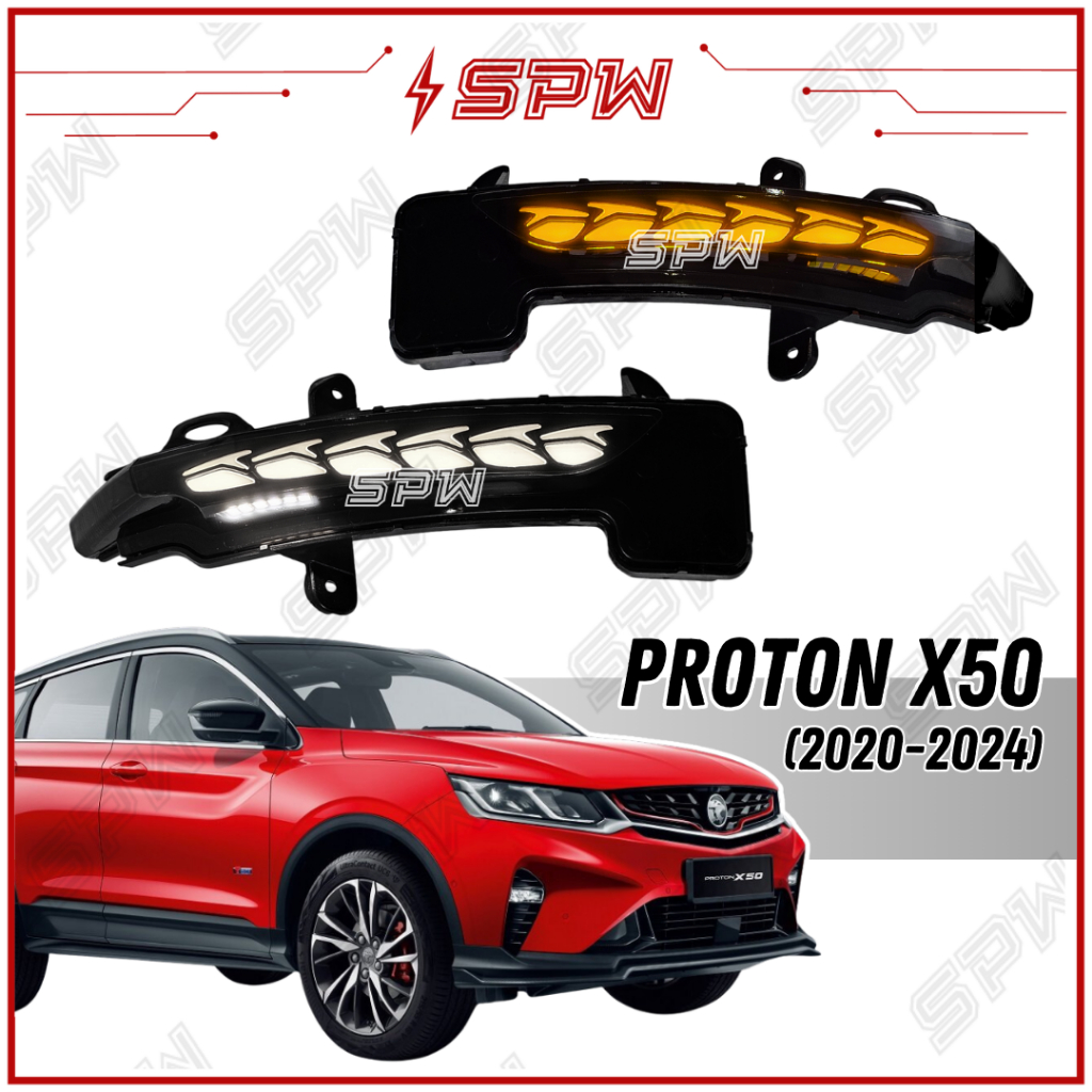 Proton X50 X-50 (2020-2025) Side Mirror LED (4-in-1) Running Signal ...
